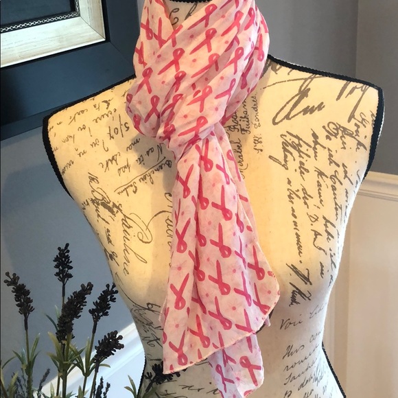 Accessories | Breast Cancer Awareness Scarf 42 | Poshmark